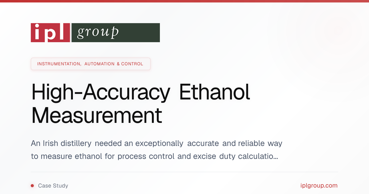 High-Accuracy Ethanol Measurement | Case Studies | IPL group